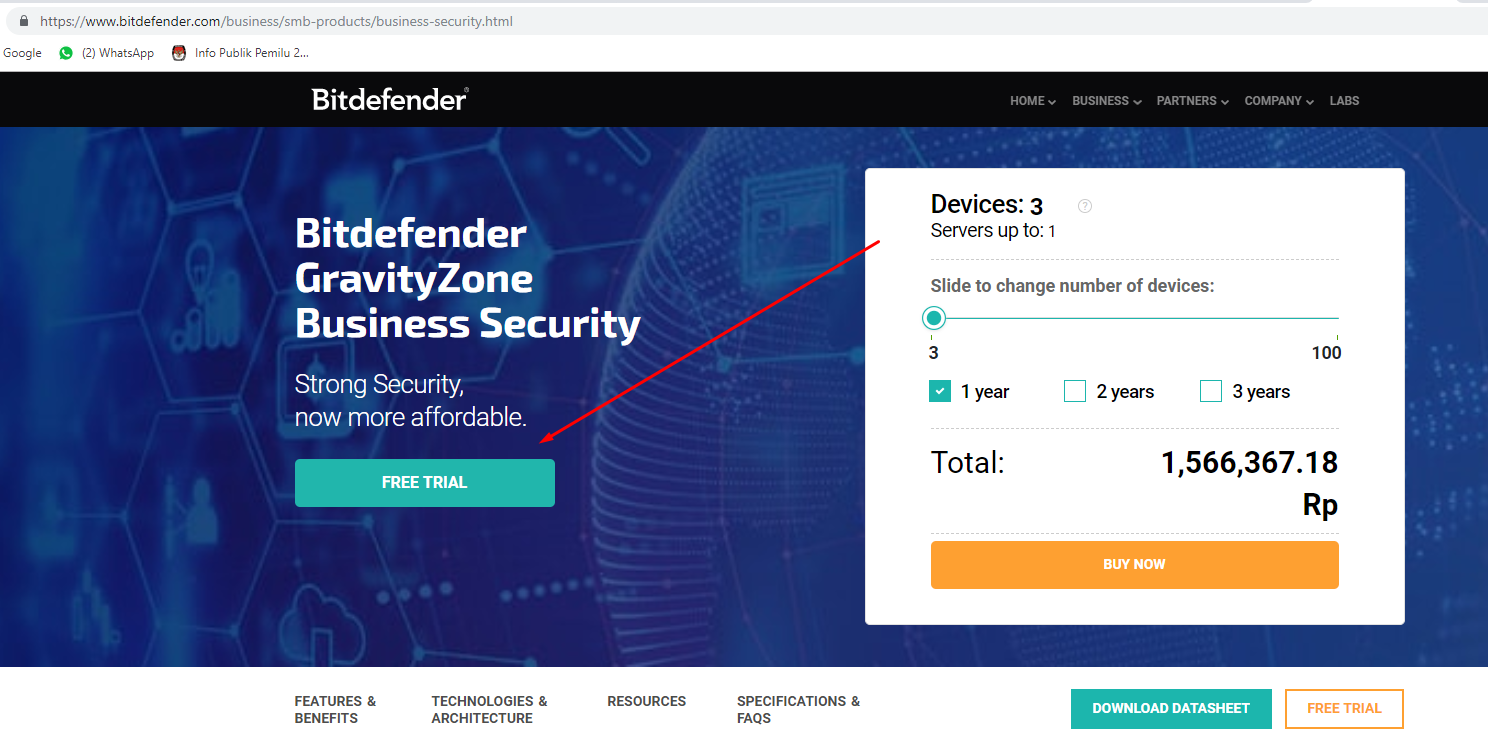 Mencoba Trial Antivirus Bitdefender Gravity Zone – Lisensiantivirus – Gunakan Selalu Antivirus ...