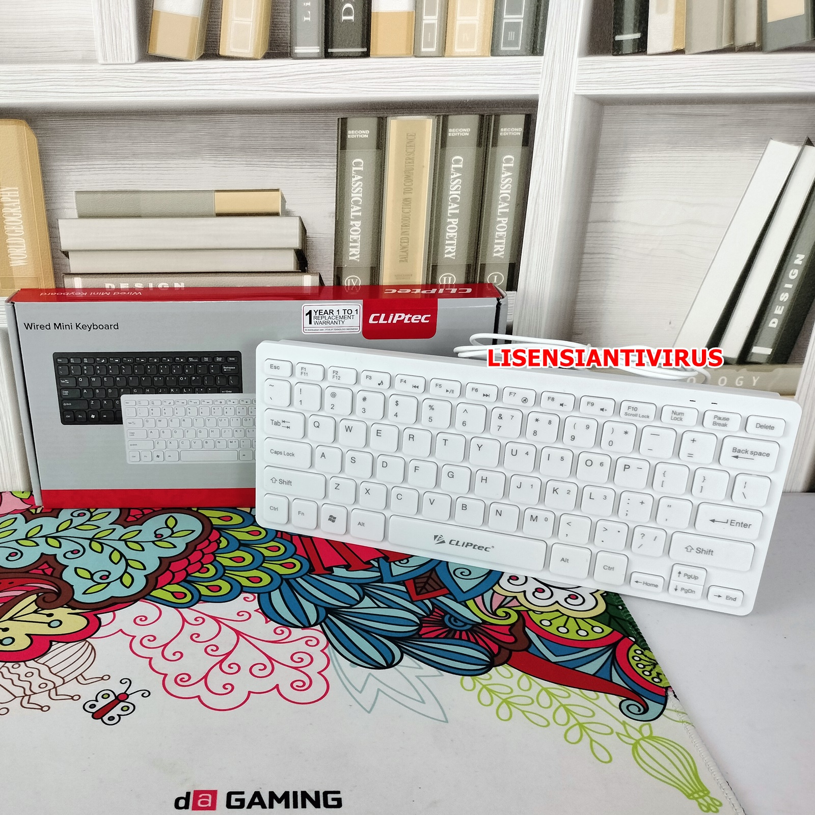 Keyboard Mini Multimedia Wired CLIPtec RZK308 Keyboard Office Portable ...