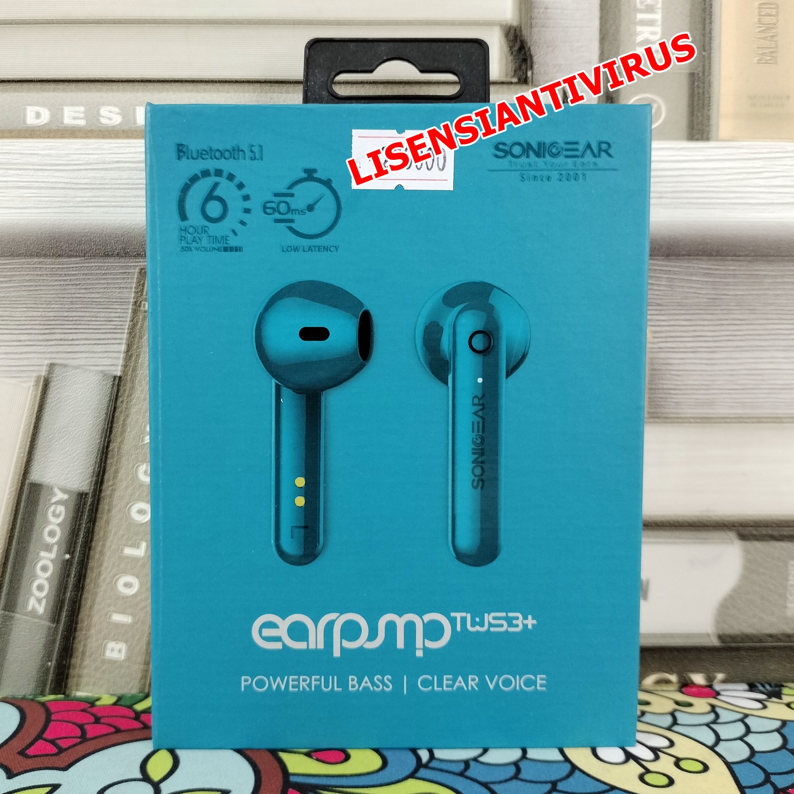 SonicGear TWS 3+ TWS3 Earpump Gaming Wireless Bluetooth Earphone – Lisensiantivirus – Gunakan ...