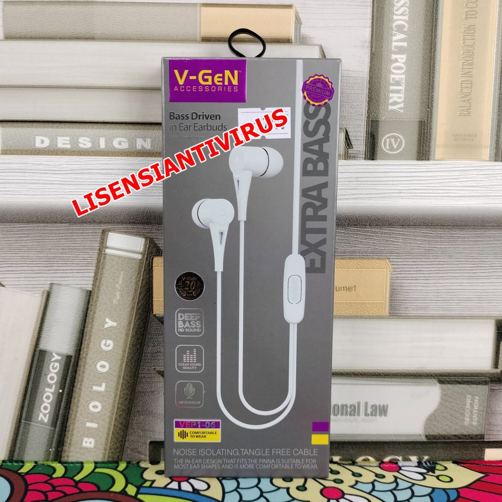 Earphone Vgen V-GeN Headset Extra Bass VEP1-06 Handsfree Original ...