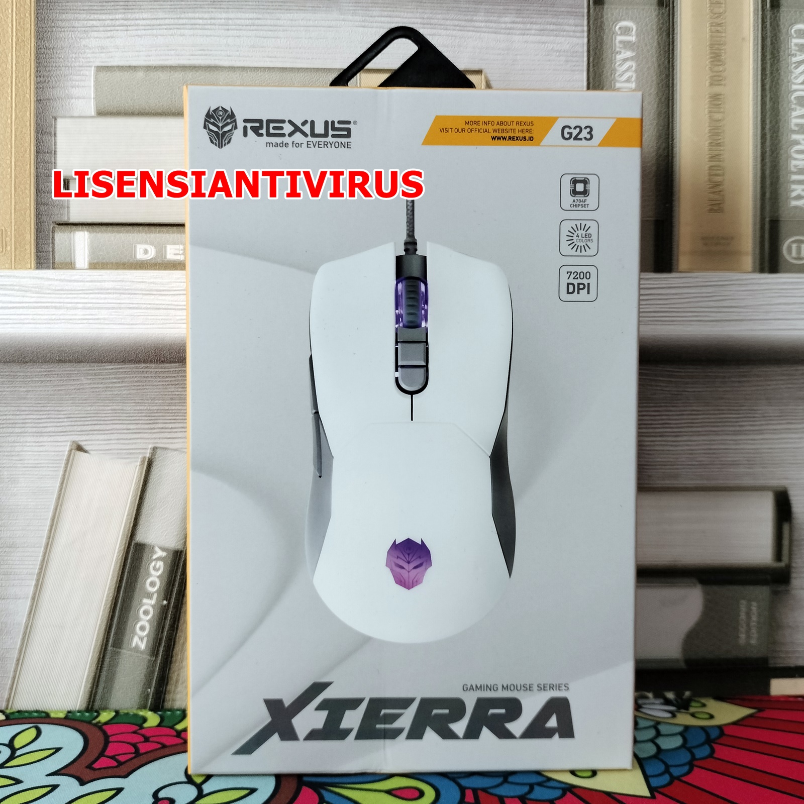 Mouse Macro Rexus Mouse Gaming Xierra G23 Lightweight 7200DPI 4RGB Mode ...