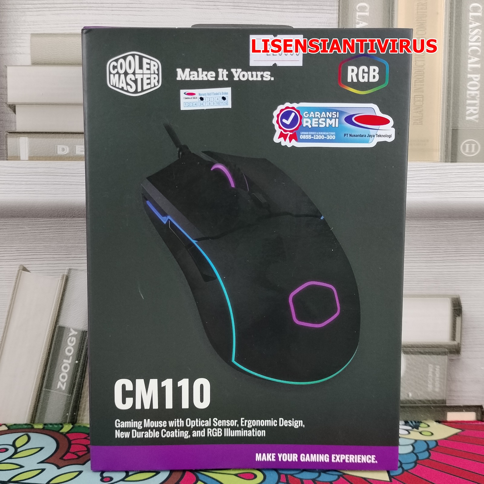 Mouse Cooler Master CM11 Mouse Gaming CM 110 Sensor 3 Zone RGB Led ...