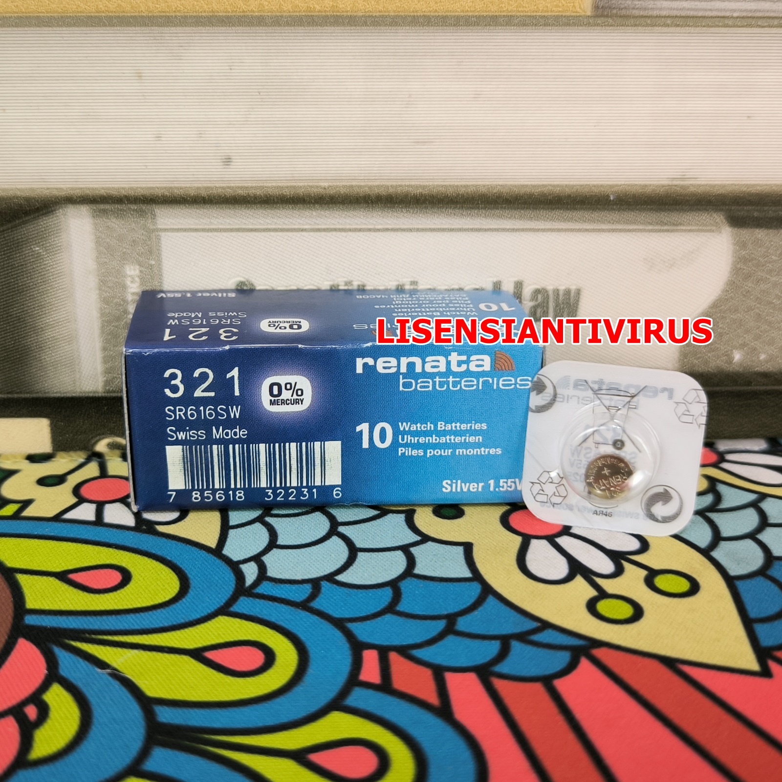 RENATA Battery 321 SR 616 SW SR616 1.55v Single Packing ...