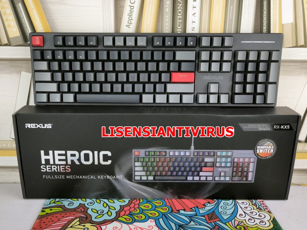 Keyboard Mechanical Rexus Keyboard Gaming Heroic RX KX5 KX 5 – Lisensiantivirus – Gunakan Selalu ...