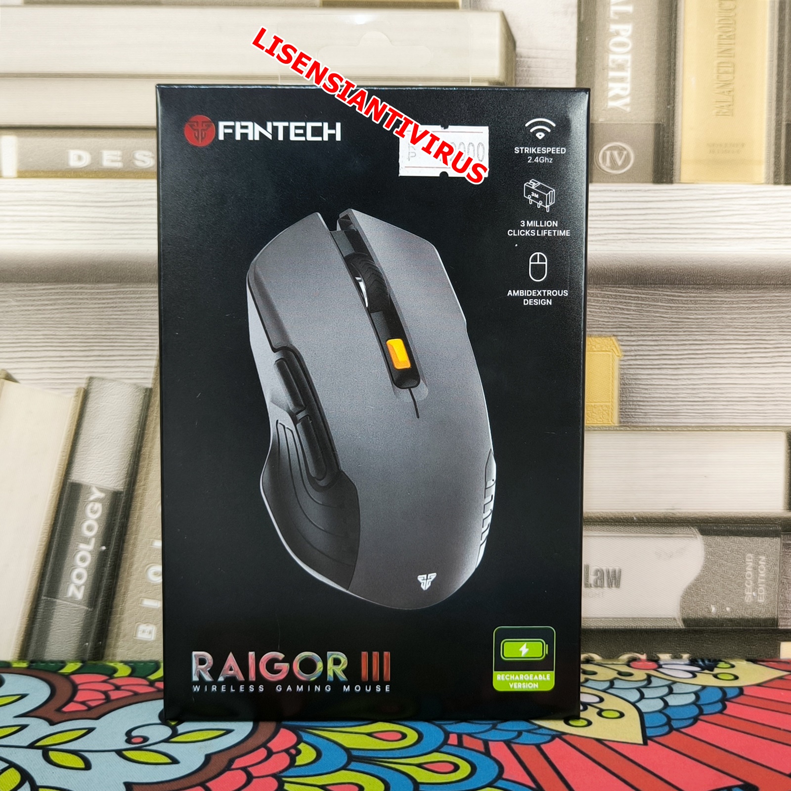 Fantech RAIGOR Gen III WG12R Rechargeable Mouse Wireless Gaming WG12 ...