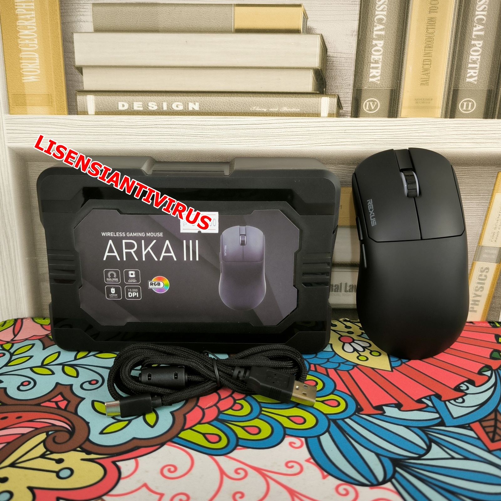 Mouse Gaming Wireless Rexus Arka III RX112 Lightweight Ambidextrous ...