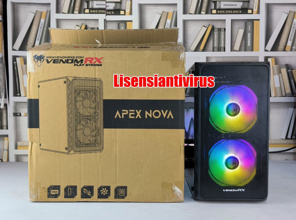 Casing Komputer Casing PC Casing VenomRX Apex Nova matx Free 2 RGB Fan ...