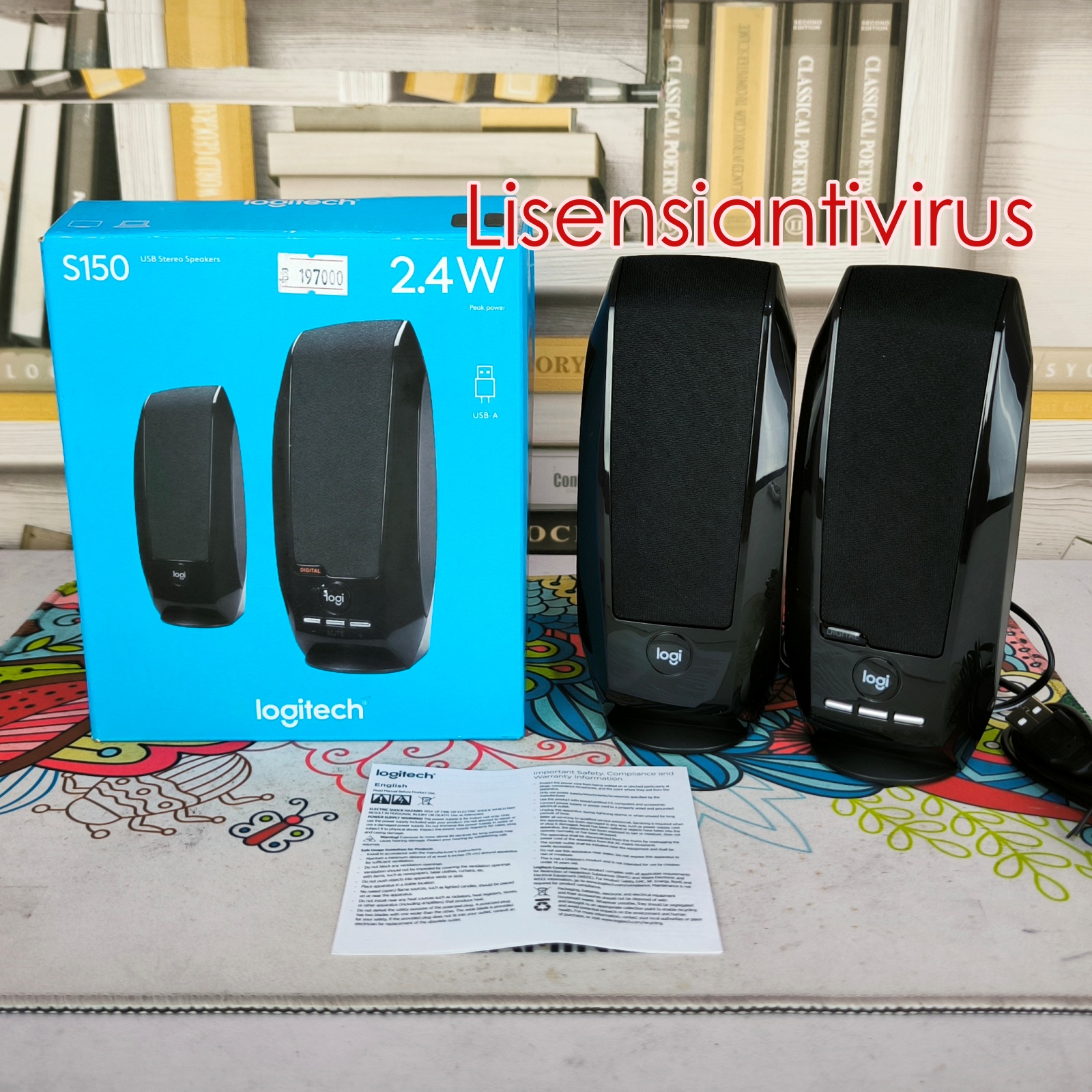 Speaker Logitech S150 Stereo USB Desain Kecil dan Ringkas untuk Desktop ...