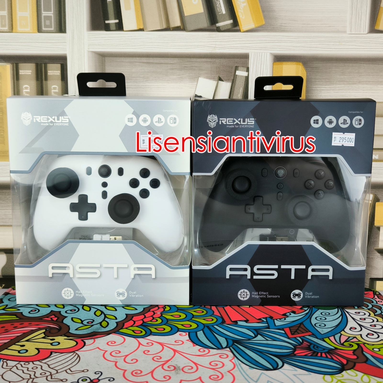 Gamepad Rexus Pro Gaming Wireless Gamepad ASTA GX150 Hall Effect Dual Vibration ...