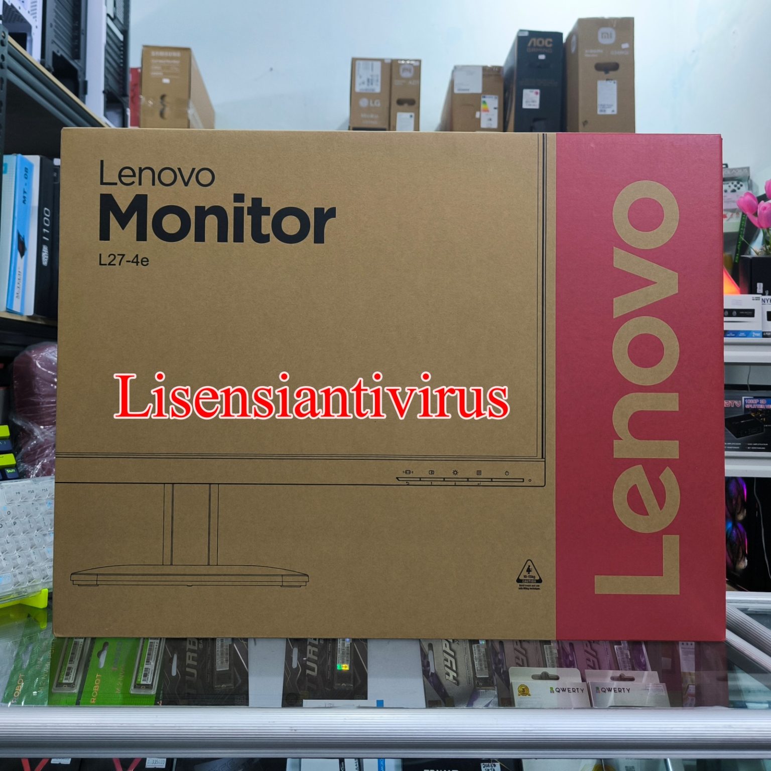 LED LENOVO MONITOR 27 INCH L27E L27-4E IPS FHD 1080P 5MS 100HZ TILT ...
