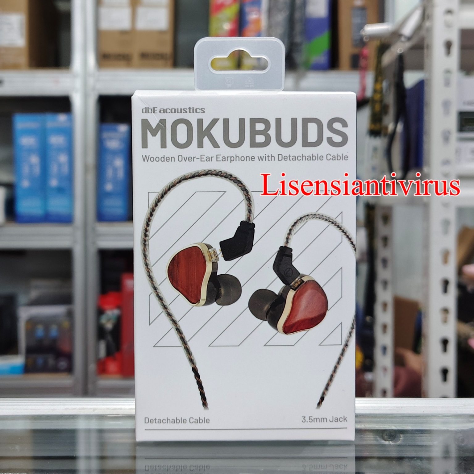dbE Mokubuds Wooden Over Ear Earphone IEM Detachable L Shaped 10mm ...
