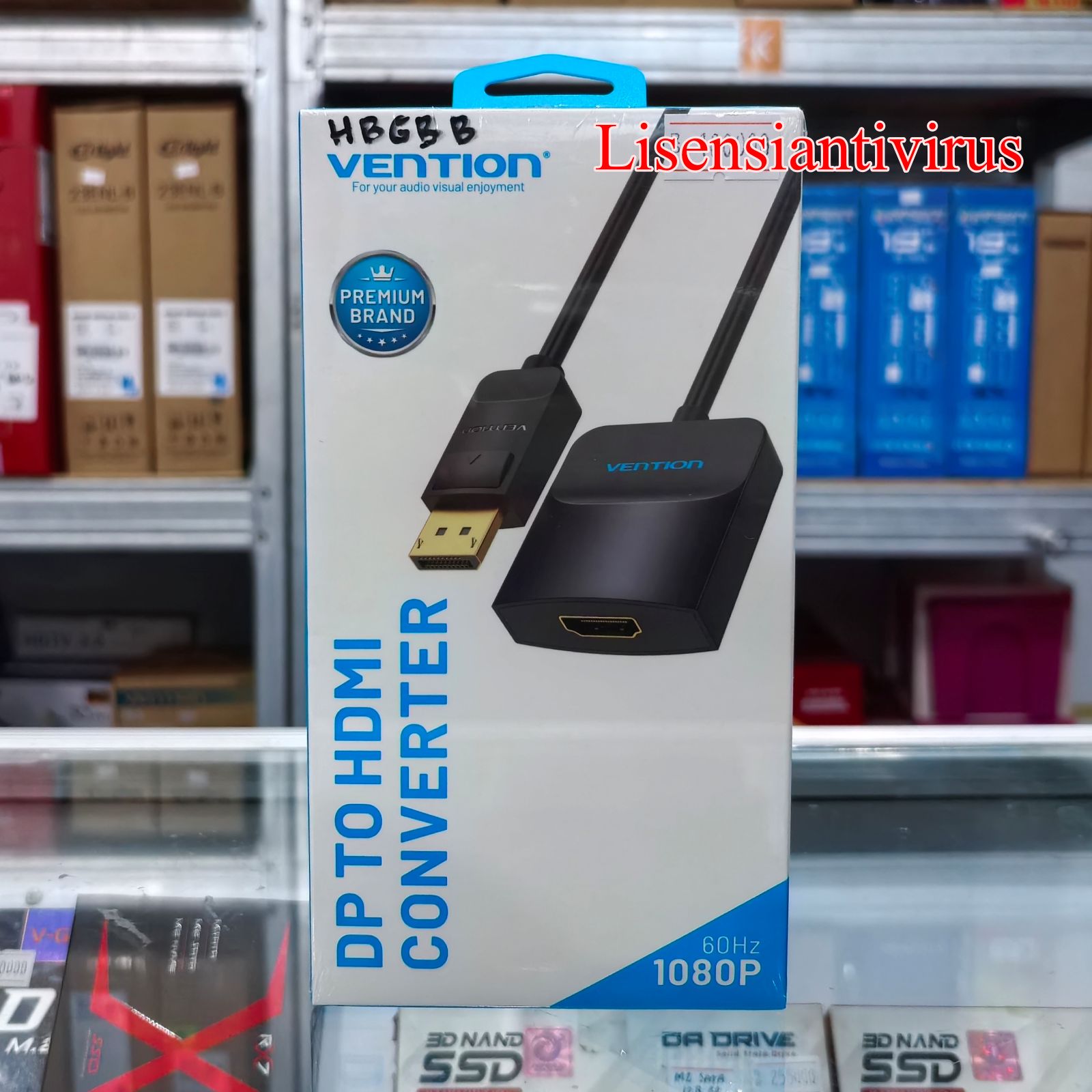 Vention Adapter Converter Display Port DP to HDMI 1080P 6OHz ABS HBGBB ...