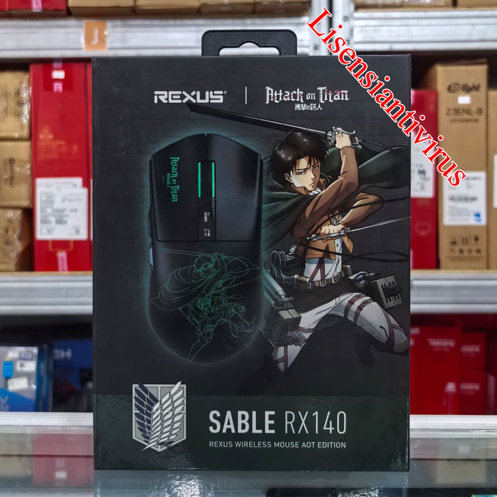 [Exclusive Launching] Mouse Rexus x Attack on Titan Mouse Gaming ...