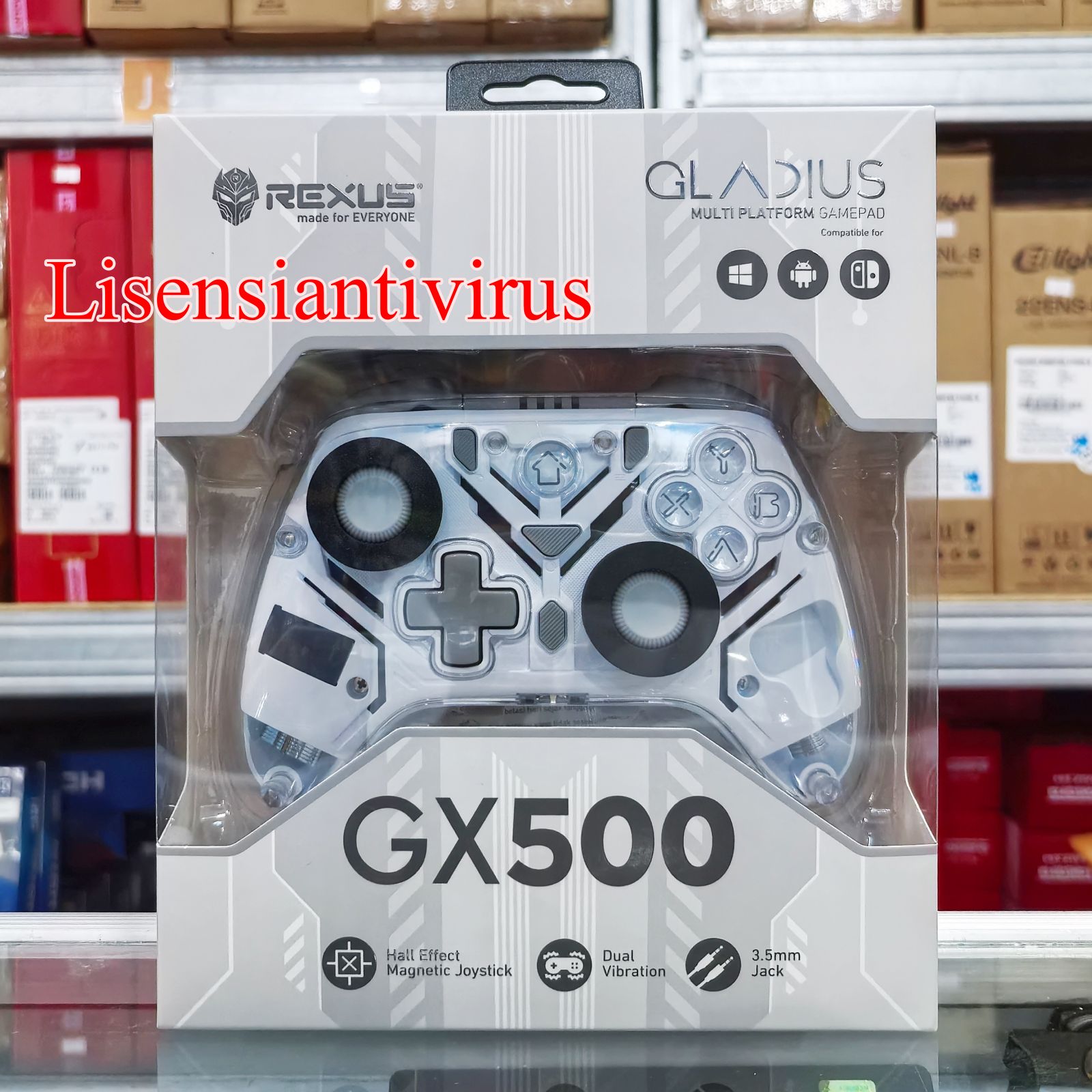 Rexus Multiplatform Gamepad Wireless Bluetooth Gladius GX500 Stick PC ...