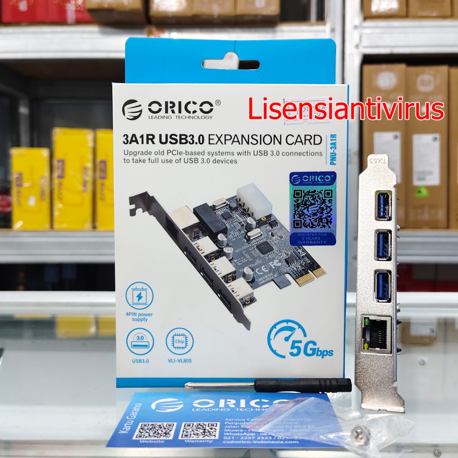 ORICO Pci Express For Ethernet Network Combination LAN Card and 3 Port ...