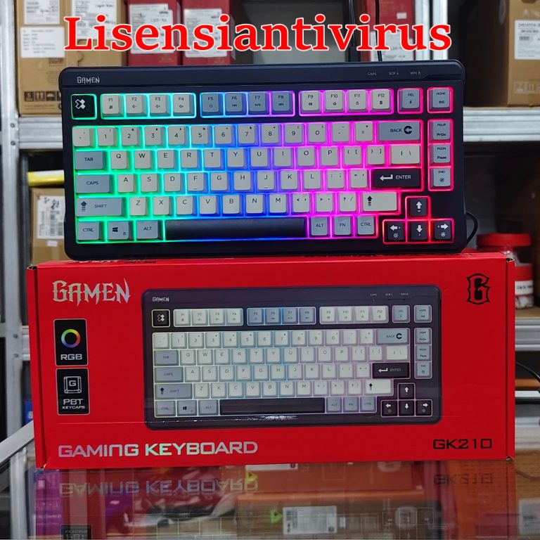 GAMEN GK210 Keyboard Kabel Membrane Feel Mengetik Seperti Keyboard ...